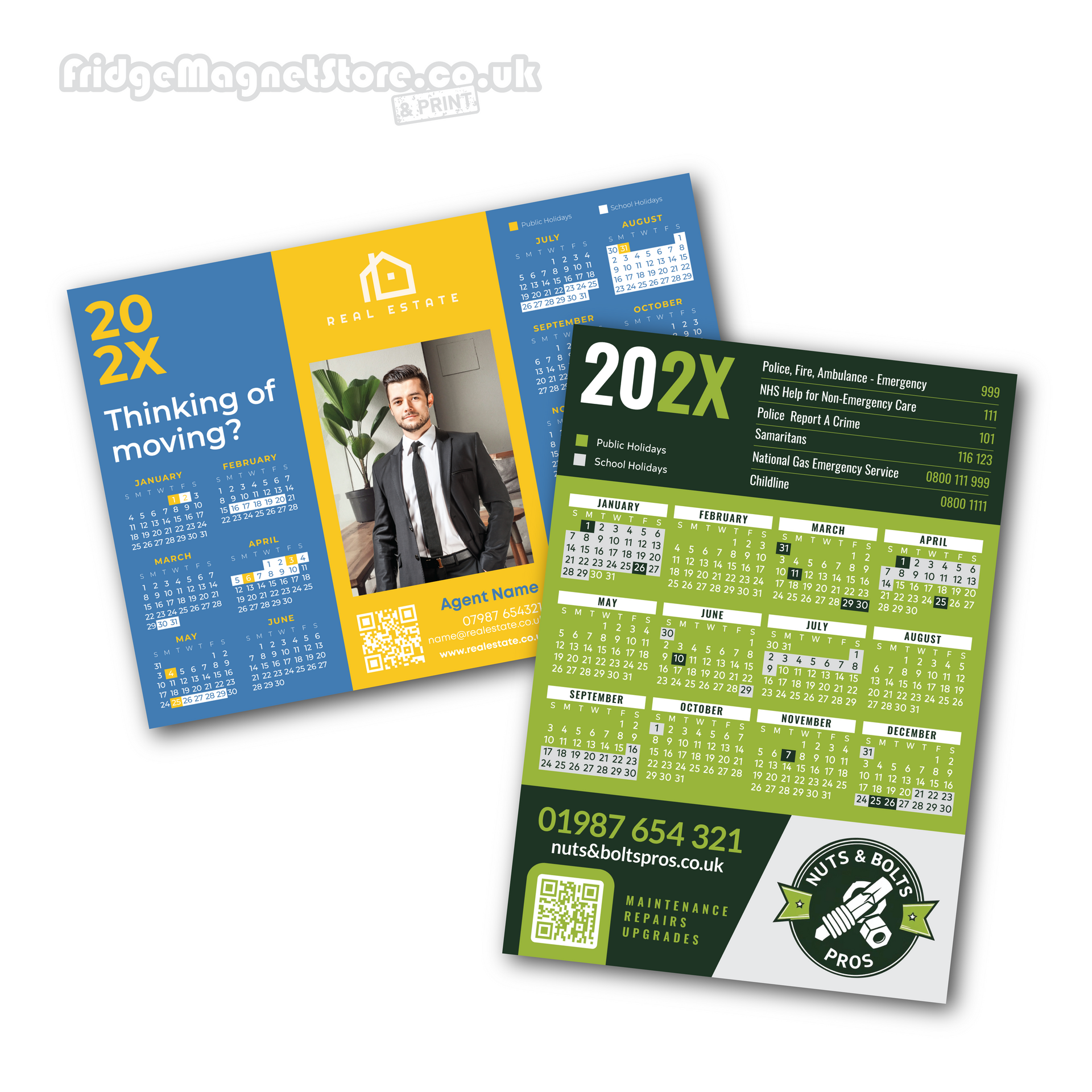 A5 With Calendar 148 mm * 210 mm – Fridge Magnet Store